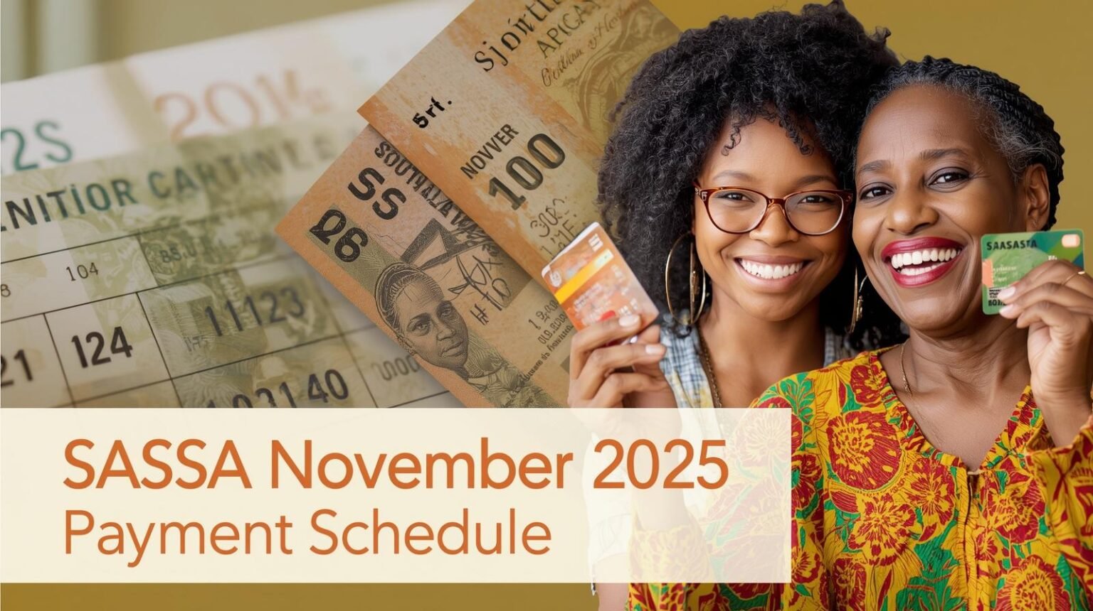 Check SASSA November 2025 Payment Schedule: All Grant Dates and Latest ...