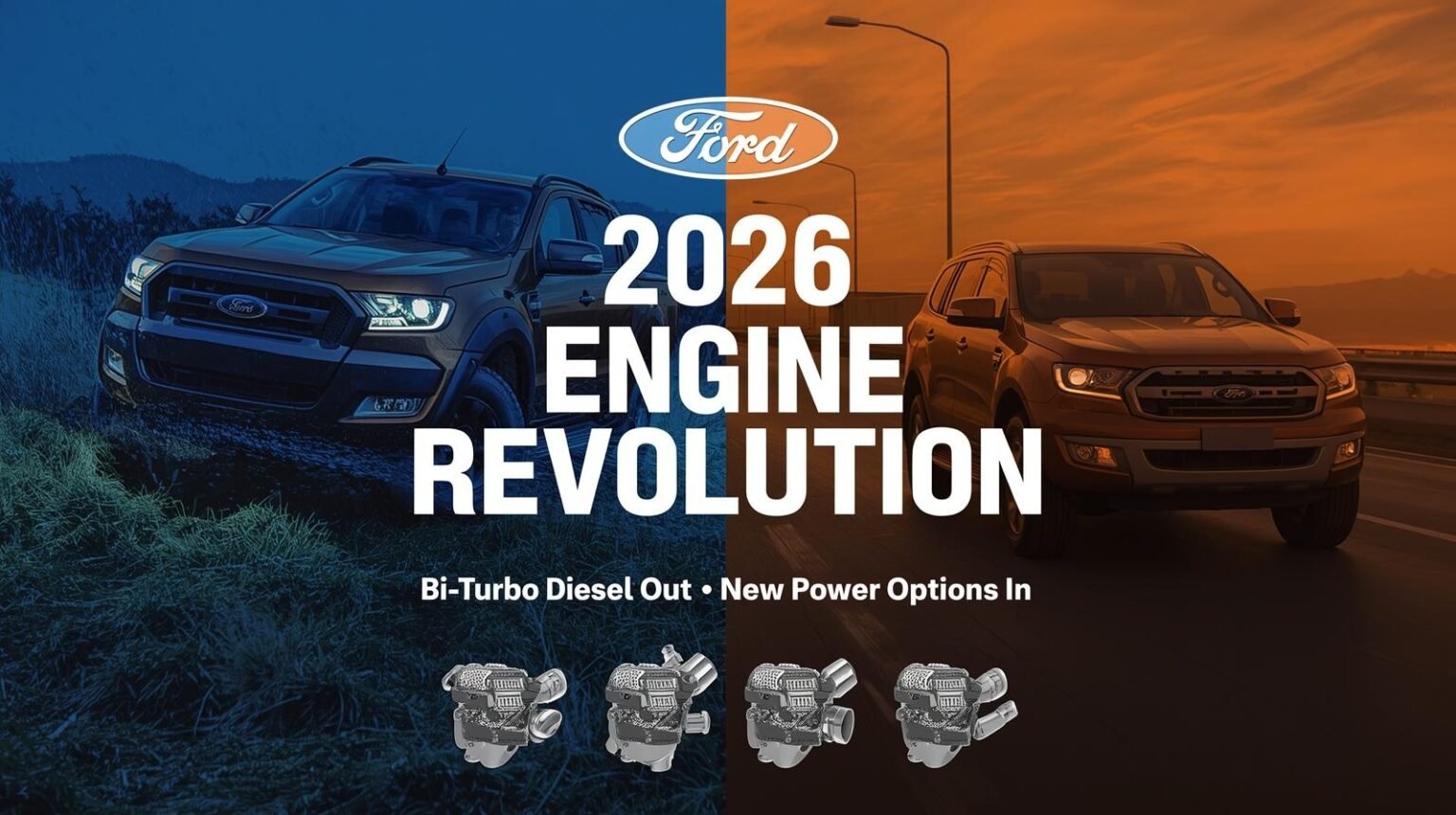 Ford Ranger and Everest to Drop Bi-Turbo Diesel: What's Coming in 2026 ...